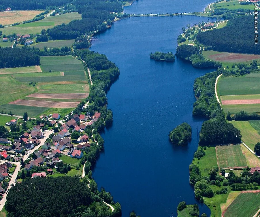 Radweg rund um den Rothsee-Vorsperre - Fränkisches Seenland